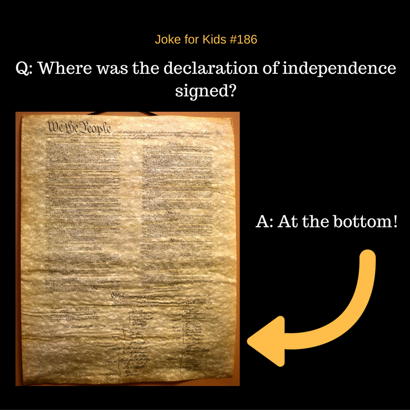 Joke for Kids #186 – 365 Jokes for Kids